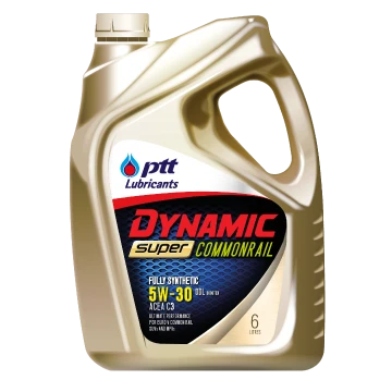 น้ํามันเครื่อง PTT L/PTT DYNAMIC SUPER COMMONRAIL 5W-30 6L CI-4 แถมฟรี 1L