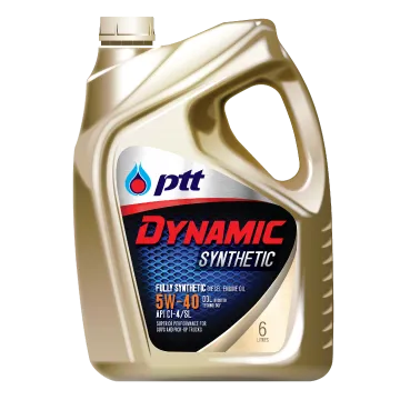 น้ํามันเครื่อง PTT L/PTT DYNAMIC SYNTHETIC 5W-40 6L CI-4 แถมฟรี 1L