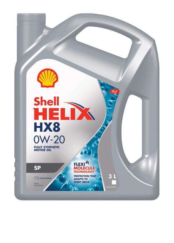 น้ํามันเครื่อง SHELL HELIX HX8 - 0W-20 (SP) 3L