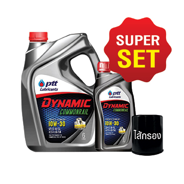 น้ำมันเครื่อง PTT DYNAMIC COMMONRAIL 6L+1L OIL FILTER - ชุด ...